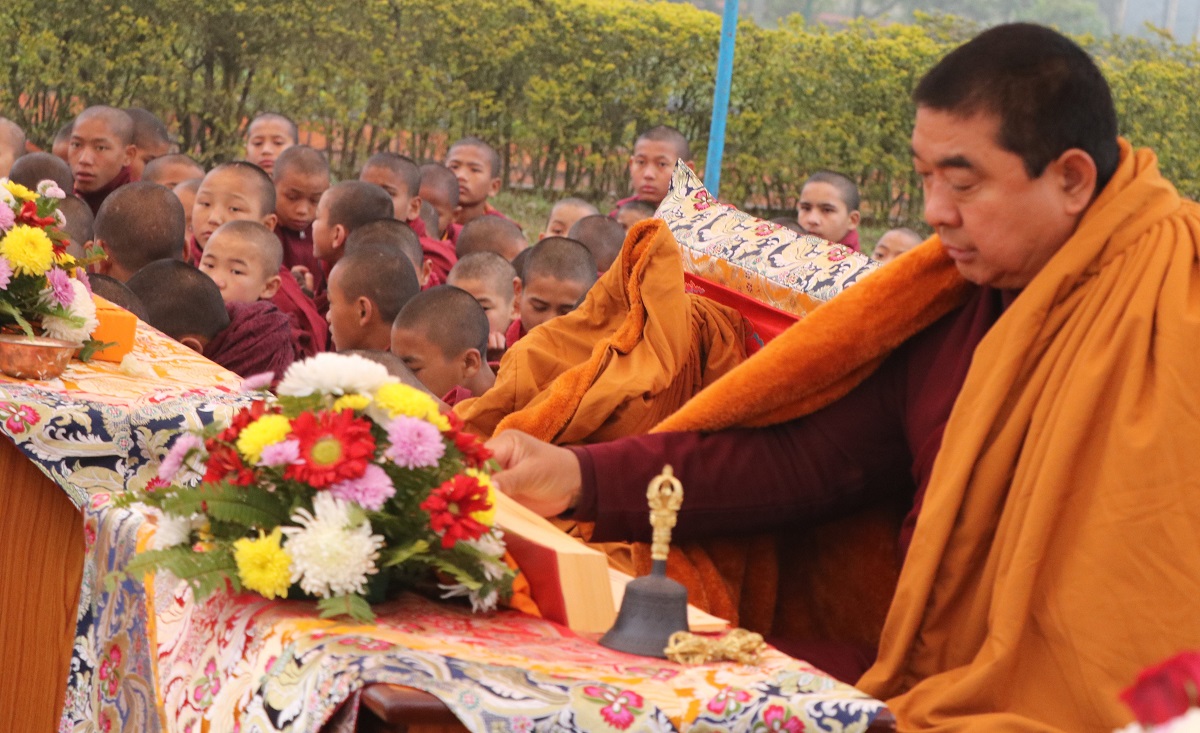 लुम्बिनीमा मोन्लम पूजा शुरु